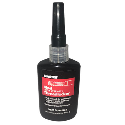 Red Thread Lock 50ml High Strength – Froedge Machine & Supply Co., Inc.